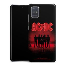 DeinDesign Galaxy A51 Handy Premium Case Smartphone Handyh&uuml;lle Schutzh&uuml;lle gl&auml;nzend Band Acdc Official Licensed Product Premium Case