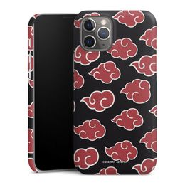 DeinDesign iPhone 12 Pro Handy Premium Case Smartphone Handyh&uuml;lle Schutzh&uuml;lle matt Akatsuki Pattern Naruto Shippuden Premium Case