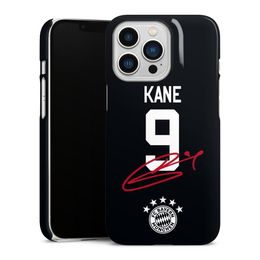 DeinDesign iPhone 13 Pro Handy Premium Case Smartphone Handyh&uuml;lle Schutzh&uuml;lle gl&auml;nzend Fc Bayern M&uuml;nchen Harry Kane Jersey Premium Case