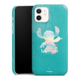 DeinDesign iPhone 12 Handy Premium Case Smartphone Handyh&uuml;lle Schutzh&uuml;lle gl&auml;nzend Official Licensed Product Disney Lilo & Stitch Premium Case