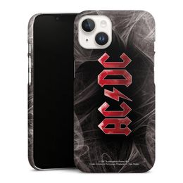 DeinDesign iPhone 14 Handy Premium Case Smartphone Handyh&uuml;lle Schutzh&uuml;lle matt Merchandise Acdc Logo Premium Case