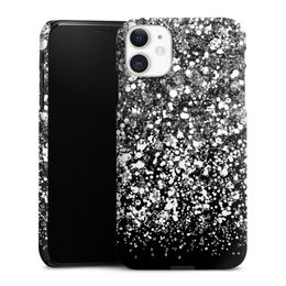 DeinDesign iPhone 11 Handy Premium Case Smartphone Handyh&uuml;lle Schutzh&uuml;lle matt Glitzer Snowflake Muster Premium Case