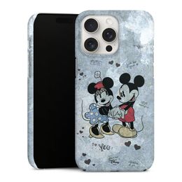 DeinDesign iPhone 15 Pro Max Handy Premium Case Smartphone Handyh&uuml;lle Schutzh&uuml;lle gl&auml;nzend Vintage Disney Premium Case