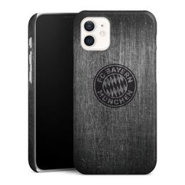 DeinDesign iPhone 12 mini Handy Premium Case Smartphone Handyh&uuml;lle Schutzh&uuml;lle gl&auml;nzend Fcb Metallic Look Fc Bayern M&uuml;nchen Premium Case