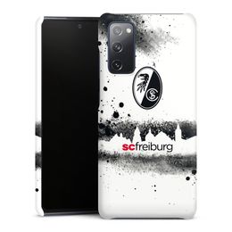 DeinDesign Galaxy S20 FE Handy Premium Case Smartphone Handyh&uuml;lle Schutzh&uuml;lle gl&auml;nzend Skyline Sc Freiburg Logo Premium Case