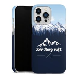 DeinDesign iPhone 13 Pro Handy Premium Case Smartphone Handyh&uuml;lle Schutzh&uuml;lle matt Wanderlust Sky Mountain Premium Case