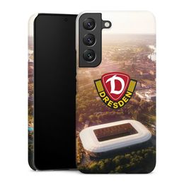 DeinDesign Galaxy S22 Handy Premium Case Smartphone Handyh&uuml;lle Schutzh&uuml;lle matt Sgd Sg Dynamo Dresden Stadium Premium Case