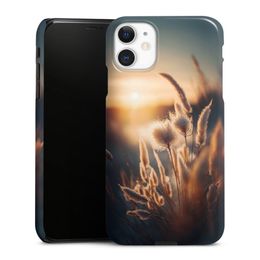 DeinDesign iPhone 11 Handy Premium Case Smartphone Handyh&uuml;lle Schutzh&uuml;lle gl&auml;nzend Nature Pampasgras Sun Premium Case