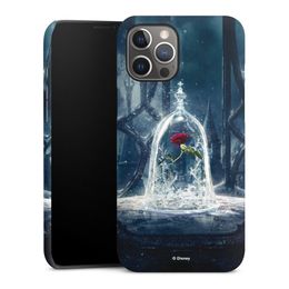 DeinDesign iPhone 12 Pro Max Handy Premium Case Smartphone Handyh&uuml;lle Schutzh&uuml;lle matt Rose The Beauty And The Beast Disney Princess Premium Case