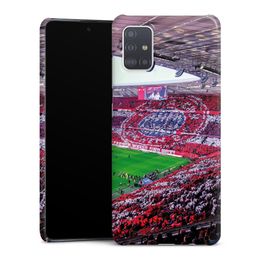 DeinDesign Galaxy A51 Handy Premium Case Smartphone Handyh&uuml;lle Schutzh&uuml;lle gl&auml;nzend Stadium Fcb Fc Bayern M&uuml;nchen Premium Case