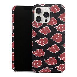 DeinDesign iPhone 15 Pro Max Handy Premium Case Smartphone Handyh&uuml;lle Schutzh&uuml;lle matt Naruto Shippuden Pattern Akatsuki Premium Case