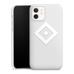 DeinDesign iPhone 12 Handy Premium Case Smartphone Handyh&uuml;lle Schutzh&uuml;lle matt Hsv Hamburger Sv Coat Of Arms Premium Case