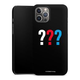 DeinDesign iPhone 12 Pro Max Handy Premium Case Smartphone Handyh&uuml;lle Schutzh&uuml;lle matt Official Licensed Product Die Drei ??? Logo Premium Case