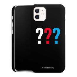 DeinDesign iPhone 12 mini Handy Premium Case Smartphone Handyh&uuml;lle Schutzh&uuml;lle matt Logo Die Drei ??? Official Licensed Product Premium Case