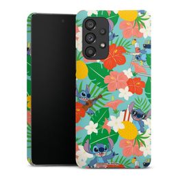 DeinDesign Galaxy A53 5G Handy Premium Case Smartphone Handyh&uuml;lle Schutzh&uuml;lle matt Disney Movie Lilo & Stitch Premium Case