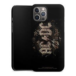 DeinDesign iPhone 12 Pro Max Handy Premium Case Smartphone Handyh&uuml;lle Schutzh&uuml;lle matt Official Licensed Product Rock Or Bust Acdc Premium Case