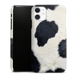 DeinDesign iPhone 11 Handy Premium Case Smartphone Handyh&uuml;lle Schutzh&uuml;lle gl&auml;nzend Animal Print Animal Look Cow Skin Premium Case