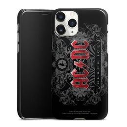 DeinDesign iPhone 11 Pro Handy Premium Case Smartphone Handyh&uuml;lle Schutzh&uuml;lle gl&auml;nzend Black Ice Merchandise Acdc Premium Case