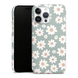 DeinDesign iPhone 14 Pro Max Handy Premium Case Smartphone Handyh&uuml;lle Schutzh&uuml;lle matt Daisy Muster Flowers Premium Case
