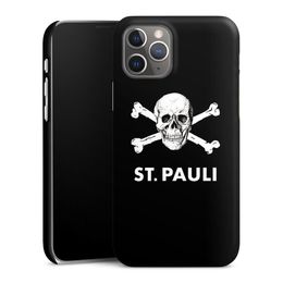 DeinDesign iPhone 12 Pro Handy Premium Case Smartphone Handyh&uuml;lle Schutzh&uuml;lle matt Totenkopf Fc St. Pauli Official Licensed Product Premium Case