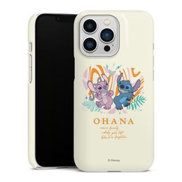 DeinDesign iPhone 13 Pro Handy Premium Case Smartphone Handyh&uuml;lle Schutzh&uuml;lle gl&auml;nzend Official Licensed Product Lilo & Stitch Disney Premium Case