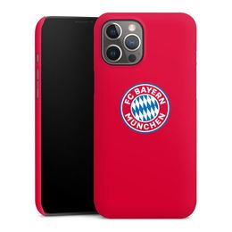 DeinDesign iPhone 12 Pro Max Handy Premium Case Smartphone Handyh&uuml;lle Schutzh&uuml;lle matt Fc Bayern M&uuml;nchen Fcb Logo Premium Case