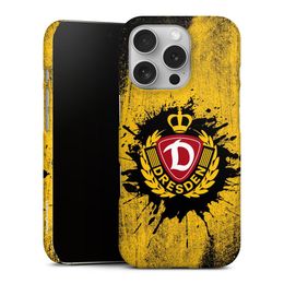 DeinDesign iPhone 16 Pro Handy Premium Case Smartphone Handyh&uuml;lle Schutzh&uuml;lle matt Official Licensed Product Soccer Sg Dynamo Dresden Premium Case