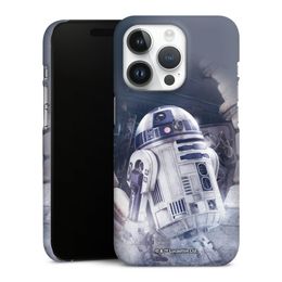 DeinDesign iPhone 14 Pro Handy Premium Case Smartphone Handyh&uuml;lle Schutzh&uuml;lle matt Robot Merchandise Star Wars Premium Case