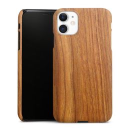 DeinDesign iPhone 11 Handy Premium Case Smartphone Handyh&uuml;lle Schutzh&uuml;lle matt Larch Wood Wooden Look Premium Case