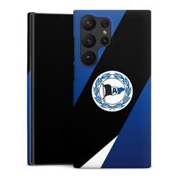 DeinDesign Galaxy S23 Ultra Handy Premium Case Smartphone Handyh&uuml;lle Schutzh&uuml;lle matt Official Licensed Product Dsc Arminia Bielefeld Premium Case