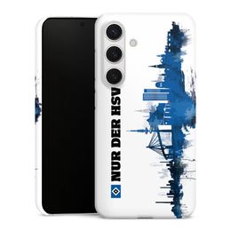 DeinDesign Galaxy S24 Handy Premium Case Smartphone Handyh&uuml;lle Schutzh&uuml;lle gl&auml;nzend Hsv Official Licensed Product Bundesliga Premium Case