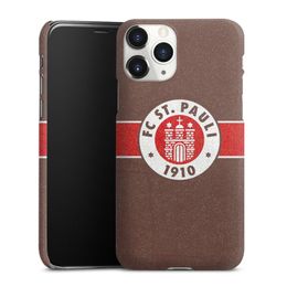 DeinDesign iPhone 11 Pro Handy Premium Case Smartphone Handyh&uuml;lle Schutzh&uuml;lle matt Fc St. Pauli Official Licensed Product Logo Premium Case