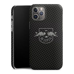 DeinDesign iPhone 12 Pro Handy Premium Case Smartphone Handyh&uuml;lle Schutzh&uuml;lle matt Rb Leipzig Carbon Metallic Look Premium Case