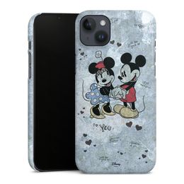 DeinDesign iPhone 14 Plus Handy Premium Case Smartphone Handyh&uuml;lle Schutzh&uuml;lle gl&auml;nzend Vintage Disney Premium Case