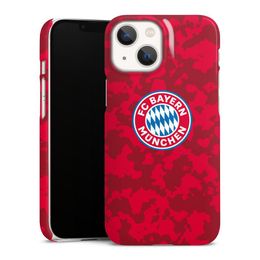 DeinDesign iPhone 13 Mini Handy Premium Case Smartphone Handyh&uuml;lle Schutzh&uuml;lle gl&auml;nzend Camouflage Fcb Fc Bayern M&uuml;nchen Premium Case