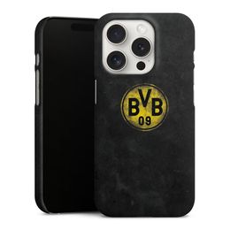 DeinDesign iPhone 15 Pro Handy Premium Case Smartphone Handyh&uuml;lle Schutzh&uuml;lle matt Bvb Borussia Dortmund Merchandise Premium Case
