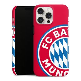 DeinDesign iPhone 15 Pro Max Handy Premium Case Smartphone Handyh&uuml;lle Schutzh&uuml;lle matt Official Licensed Product Fcb Fc Bayern M&uuml;nchen Premium Case
