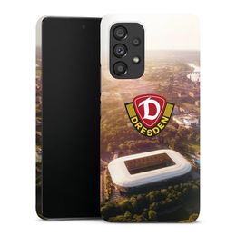 DeinDesign Galaxy A53 5G Handy Premium Case Smartphone Handyh&uuml;lle Schutzh&uuml;lle gl&auml;nzend Stadium Sg Dynamo Dresden Sgd Premium Case