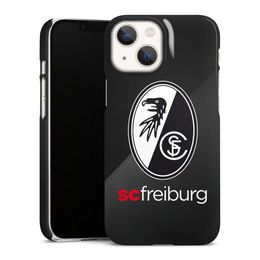 DeinDesign iPhone 13 Mini Handy Premium Case Smartphone Handyh&uuml;lle Schutzh&uuml;lle gl&auml;nzend Sc Freiburg Lettering Logo Premium Case