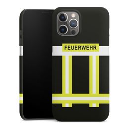 DeinDesign iPhone 12 Pro Max Handy Premium Case Smartphone Handyh&uuml;lle Schutzh&uuml;lle matt Fire Fighters Job Fire Fighter Premium Case