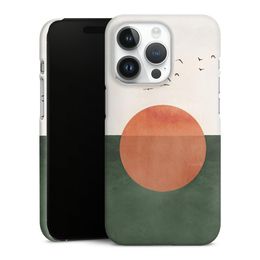 DeinDesign iPhone 14 Pro Handy Premium Case Smartphone Handyh&uuml;lle Schutzh&uuml;lle matt Sunshine Bird Sunset Premium Case