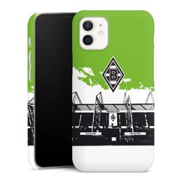 DeinDesign iPhone 12 mini Handy Premium Case Smartphone Handyh&uuml;lle Schutzh&uuml;lle matt Borussia M&ouml;nchengladbach Merchandise Stadium Premium Case