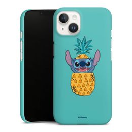 DeinDesign iPhone 14 Handy Premium Case Smartphone Handyh&uuml;lle Schutzh&uuml;lle matt Disney Lilo & Stitch Pineapple Premium Case
