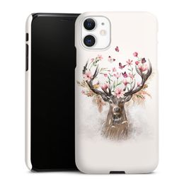 DeinDesign iPhone 11 Handy Premium Case Smartphone Handyh&uuml;lle Schutzh&uuml;lle matt Flowers Deer Animals Premium Case