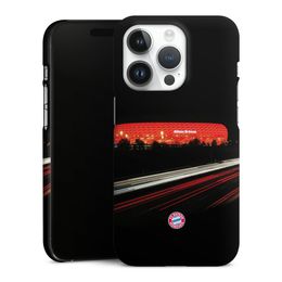 DeinDesign iPhone 14 Pro Handy Premium Case Smartphone Handyh&uuml;lle Schutzh&uuml;lle matt Fcb Fc Bayern M&uuml;nchen Stadium Premium Case