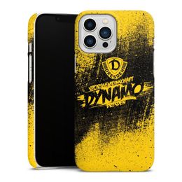 DeinDesign iPhone 13 Pro Max Handy Premium Case Smartphone Handyh&uuml;lle Schutzh&uuml;lle matt Logo Official Licensed Product Sg Dynamo Dresden Premium Case