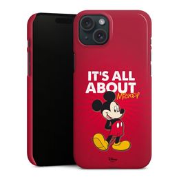 DeinDesign iPhone 15 Plus Handy Premium Case Smartphone Handyh&uuml;lle Schutzh&uuml;lle gl&auml;nzend Disney Official Licensed Product Mouse Premium Case