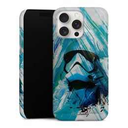 DeinDesign iPhone 15 Pro Max Handy Premium Case Smartphone Handyh&uuml;lle Schutzh&uuml;lle gl&auml;nzend Colourful Stormtrooper Star Wars Premium Case