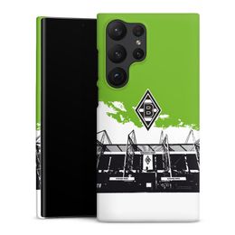 DeinDesign Galaxy S23 Ultra Handy Premium Case Smartphone Handyh&uuml;lle Schutzh&uuml;lle matt Merchandise Borussia M&ouml;nchengladbach Stadium Premium Case