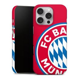 DeinDesign iPhone 16 Pro Handy Premium Case Smartphone Handyh&uuml;lle Schutzh&uuml;lle matt Official Licensed Product Fcb Fc Bayern M&uuml;nchen Premium Case